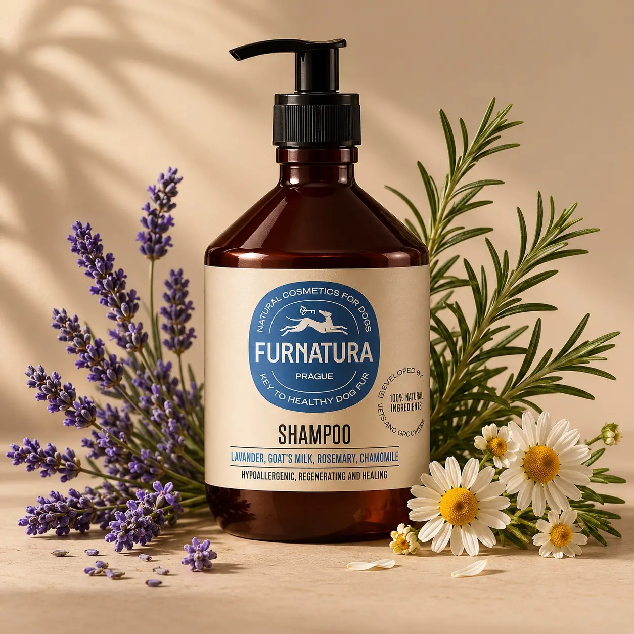 Champú natural para cachorros y perros sensibles Furnatura